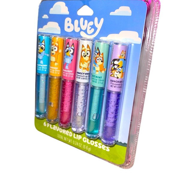 Makeup | 6pc Bluey Lip Gloss Set | Poshmark